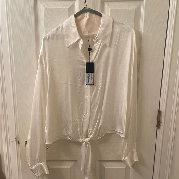 Gianni Bini | Tops | Nwt Gianni Bini White Blouse | Poshmark